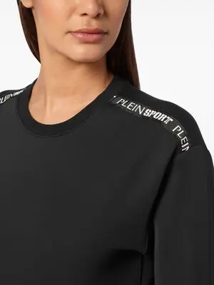 PLEIN SPORT Panelled Cropped Sweatshirt