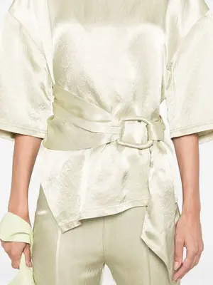 Nanushka Besia Blouse - Green