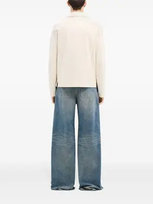 COURREGES Mid-rise Wide-leg Jeans