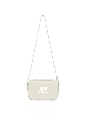 COURREGES Reedition Leather Camera Bag - Neutrals