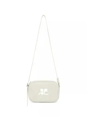 COURREGES Reedition Leather Camera Bag - Neutrals