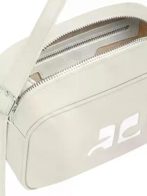 COURREGES Reedition Leather Camera Bag - Neutrals