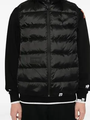 AAPE BY *A BATHING APE Logo-patch Padded Gilet