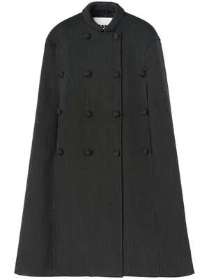 JIL SANDER Wool-blend Cape