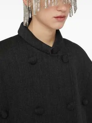 JIL SANDER Wool-blend Cape