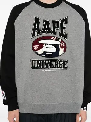 AAPE BY *A BATHING APE Sweatshirt With Logo Patch