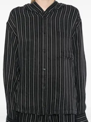 B+AB Stripe Hoodie And Shorts Set