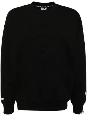 AAPE BY *A BATHING APE Embossed Logo-print Sweatshirt