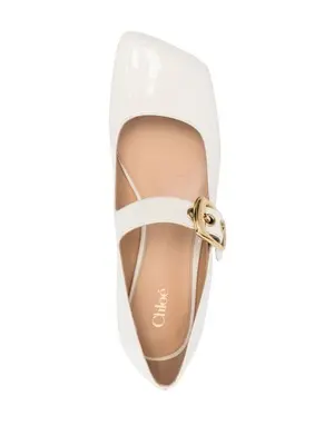 Chloé Polly Ballet Flats - White