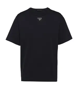 Prada Cotton Triangle T-shirt