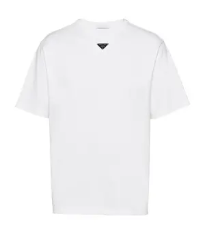Prada Cotton Triangle T-shirt