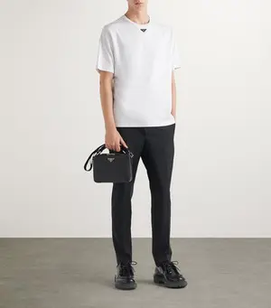 Prada Cotton Triangle T-shirt