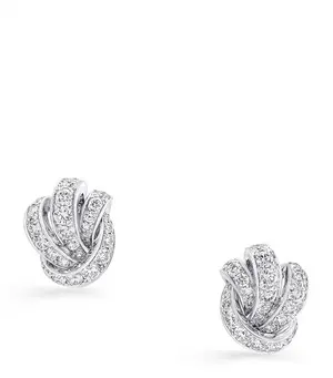 Graff Gold And Diamond Tilda's Bow Stud Earrings