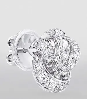 Graff Gold And Diamond Tilda's Bow Stud Earrings