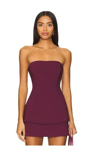 House Of Harlow 1960 X Samia Top - Burgundy