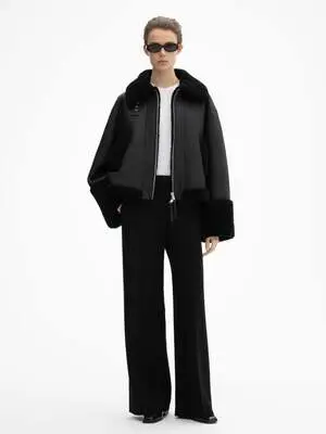 HOUSE OF DAGMAR Short Shearling Jacket
