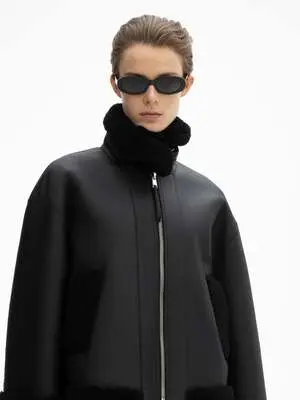 HOUSE OF DAGMAR Short Shearling Jacket