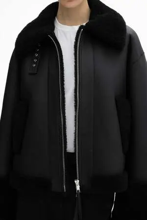 HOUSE OF DAGMAR Short Shearling Jacket