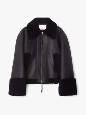 HOUSE OF DAGMAR Short Shearling Jacket