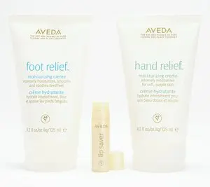 Aveda Winter Relief Hand & Foot Cream Set With Lip Saver - One-color