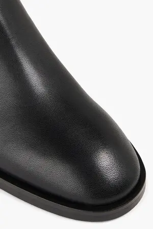 STUART WEITZMAN Keelan City Microstretch And Leather Knee Boots - Black