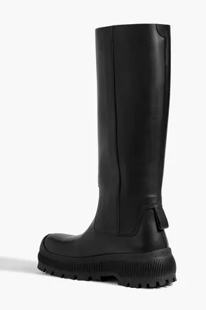 JIL SANDER Leather Knee Boots
