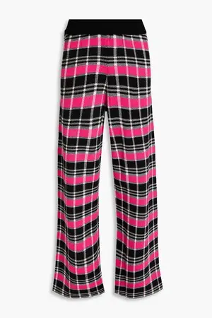Chinti & Parker Checked Wool Track Pants