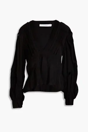IRO PARIS Bahari Lace-trimmed Blouse