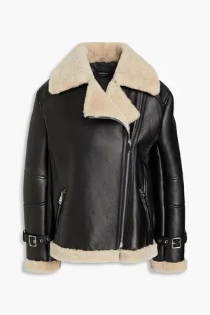 MUUBAA Shearling Biker Jacket