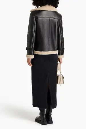 MUUBAA Shearling Biker Jacket