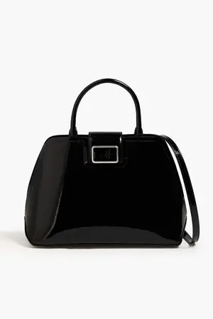 Alberta Ferretti Patent-leather Tote