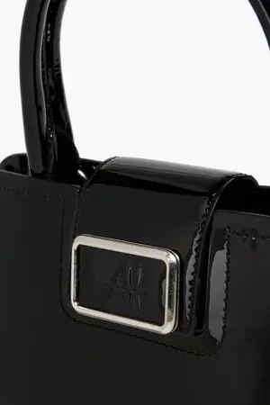 Alberta Ferretti Patent-leather Tote