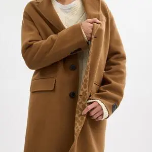 COACH Double Faced Wool Coat - Camel