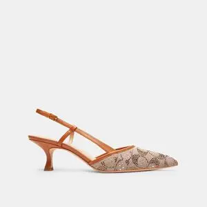 COACH Rosie Slingback In Crystal Signature Jacquard