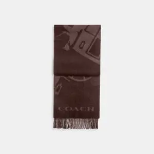 COACH Horse And Carriage Cashmere Muffler - Maple