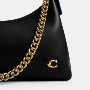 COACH Juliet Shoulder Bag 25 - Brass/black