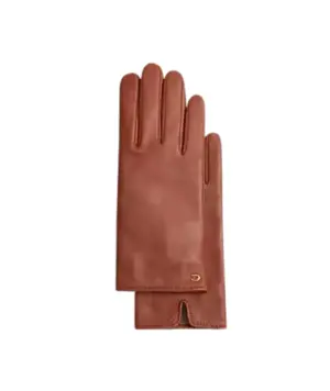 COACH Sculpted Signature Leather Tech Gloves