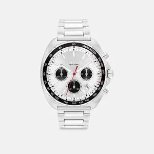 COACH® Charter Chronograph Watch 44mm - Stainless Steel
