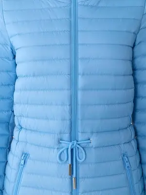 Soia & Kyo Ayleen Lightweight Hooded Puffer Jacket - Poolside Blue