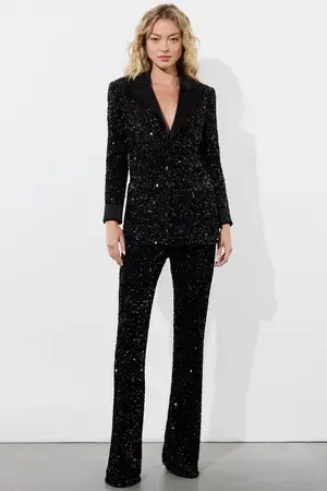Alice + Olivia Justin Sequin Blazer