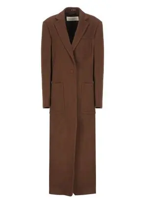 Dries Van Noten Dries Van Noten Double-Breasted Oversize Coat - Brown