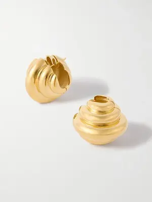 AQUAZZURA Alex -tone Hoop Earrings
