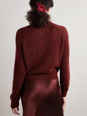 DÔEN Petra Knitted Cardigan - Burgundy