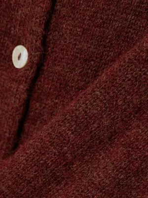 DÔEN Petra Knitted Cardigan - Burgundy