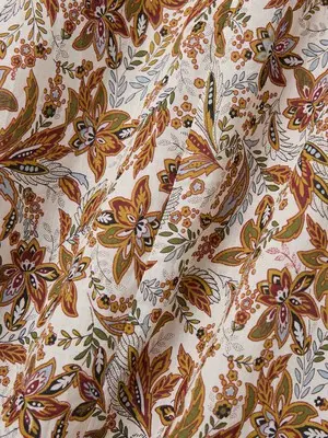 DÔEN Rhodia Floral-print Midi Dress - Brown