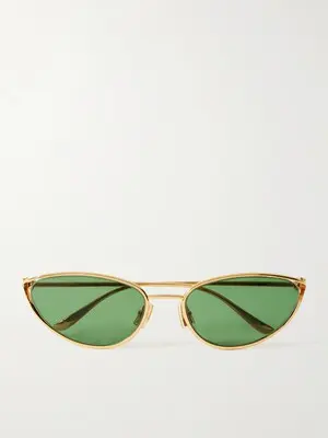 Bottega Veneta Cat-eye Sunglasses - Gold