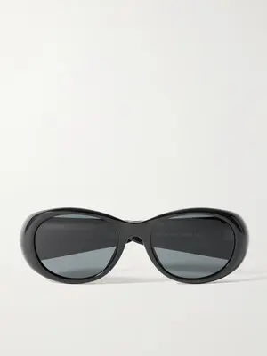 Saint Laurent Oval Acetate Sunglasses