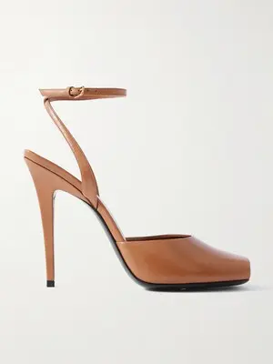 Saint Laurent Peep Toe Sandals For Women