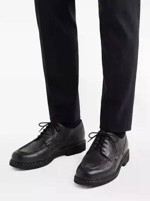 Paraboot Leather Derby Shoes - Black