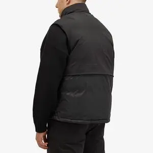 REPRESENT Layered Puffer Gilet - Jet Black